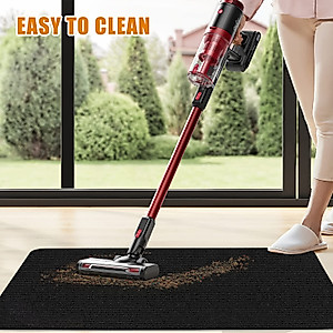 Office Chair Mat for Hardwood & Tile Floor, Computer Gaming Rolling Chair Mat, Under Desk Low-Pile Rug, Large Anti-Slip Floor Protector Rug, Easy to Clean,Black(48"*36")