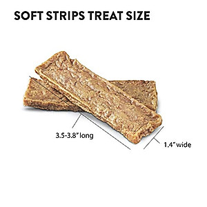 DOGSWELL Hip & Joint Dog Treats 100% Meaty, Grain Free, Glucosamine Chondroitin & Omega 3, Chicken Soft Strips 20 oz