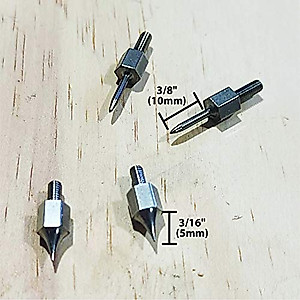Calculated Industries 7442-PINS AccuMASTER Moisture Meter Replacement Pins Pack - Two Pairs of Pins Fit AccuMaster models 7440 and 7445 - Stainless Steel