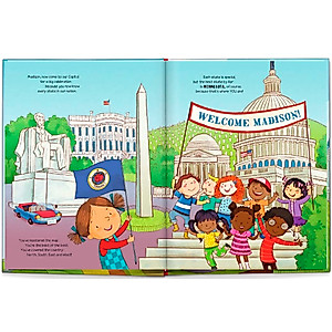 USA Road Trip - Personalized Children's Story - I See Me! (Hardcover)