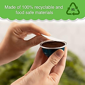 My-Cap Coffee Pod Paper Filters for use with Caps - Reuse Capsules for Vertuo Line Brewers - Coffee Paper Filters (Pack of 100)
