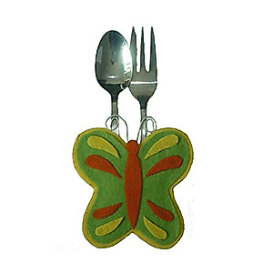 Dollies for End Tables Bag For Kitchen Easter Creative Cutlery Pieces Spoon 4 Bag Fork Kitchen，Dining & Bar Table Chargers