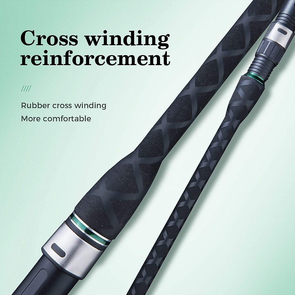 BERRYPRO Surf Spinning Rod IM8 Carbon Surf Fishing Rod (9'/10'/10'6''/11'/12'/13'3'') (10'-Casting-2pc)