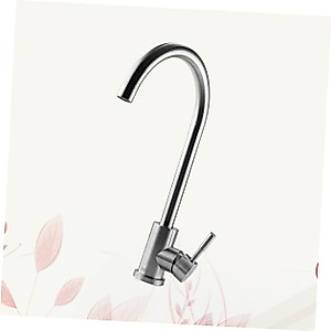 Faucets for Bath Sinks Vessel Faucet Vessel Sink Faucet Waterfall Spigot Bath Tub Faucet Stainless Steel Water Tap Kitchen Water Faucet Home Water Faucet Silver Container Tub