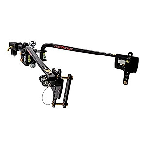 Camco Eaz-Lift ReCurve R3 1,200lb Weight Distribution Hitch | Features 1,400lb Max Tongue Weight Rating, 2-5/16-inch Ball has a 15,000lb Max Rating, and Adjustable Sway Control | (48753)