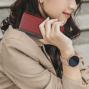 Ｈａｖａｙａ for Google Pixel 7 Case Wallet with Card Holder,for Pixel 7 Phone case for Women,for Google 7 flip Cover with Credit Card Slots - Red and Black