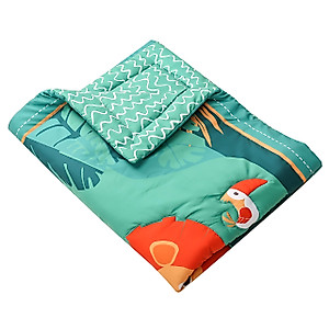 Baby Bees 3 Pieces Safari Park Crib Bedding Sets for Boys & Girls | Baby Bedding Set of Crib Sheet, Quilt for Standard Size Crib