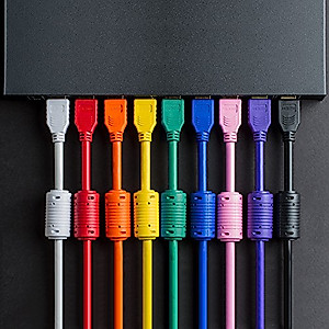 Cmple - HDMI Cable 3FT High Speed HDTV Ultra-HD (UHD) 3D, 4K @60Hz, 18Gbps 28AWG HDMI Cord Audio Return 3 Feet Pink