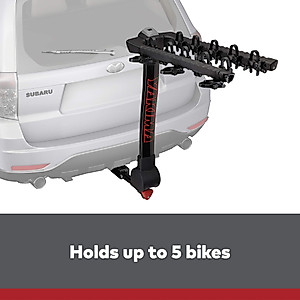 YAKIMA, FullTilt Tilting Hitch Mount Hanging Bike Rack, 5 Bike Capacity