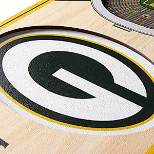 YouTheFan NFL Green Bay Packers 3D Stadium 6x19 Banner - Lambeau Field