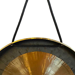 The Gong Shop 10” Chau Gong - Includes Gong Mallet & Hanging String/Authentic Chinese Chau Gong/Shimmering Wash/Focused Tone/Hand Selected For Quality/Great for Sound Healing, Home, or Office