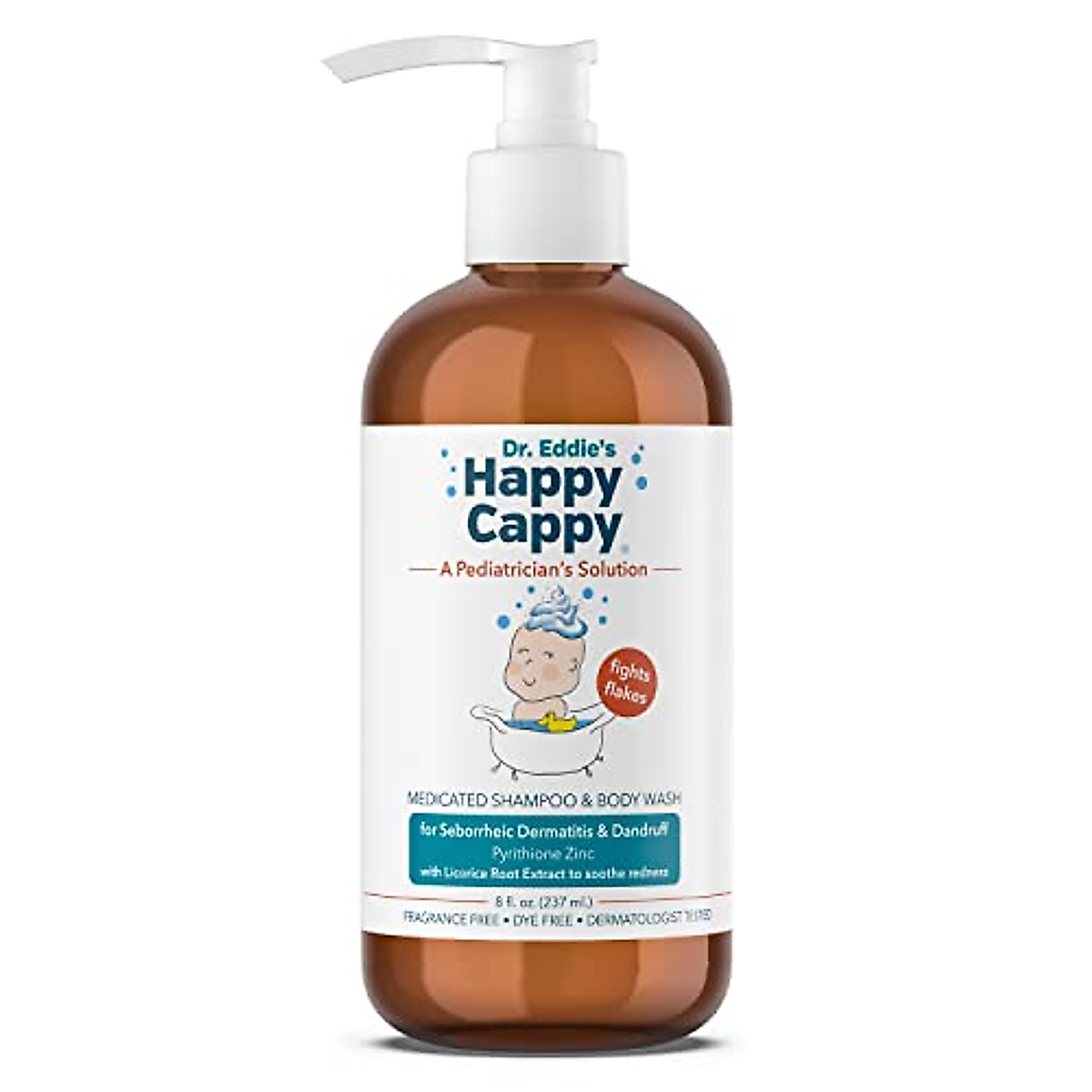 Happy Cappy Shampoo Bundle | Manage Cradle Cap, Seborrheic Dermatitis, Dandruff, and Dry, Itchy, Sensitive Eczema Prone Skin for All Ages…
