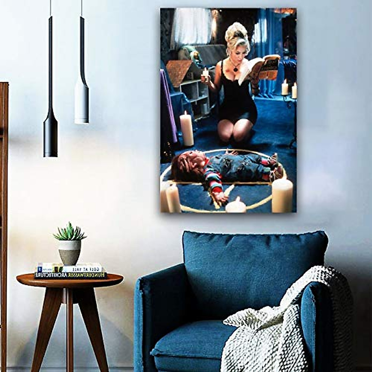 Bride of Chucky Jennifer Tilly Poster Decorative Painting Canvas Wall Art Living Room Posters Bedroom Painting 16"×24"（40*60cm）