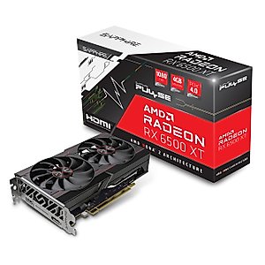 Sapphire 11314-01-20G Pulse AMD Radeon RX 6500 XT Gaming OC Graphics Card with 4GB GDDR6, AMD RDNA 2