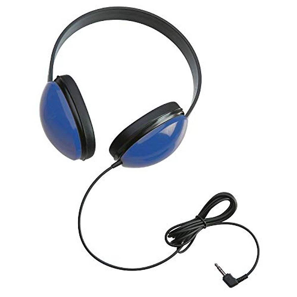 Califone 2800-BL Listening First Stereo Headphones for Kids Bundle (Blue) (6 Items)