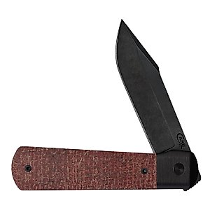 Case XX Knives Longhouse Liner Lock Dark Red Burlap Micarta 10769 CPM-20CV Pocket Knife