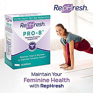 Rephresh Pro-B Probiotic Supplement for Women, 30 Oral Capsules