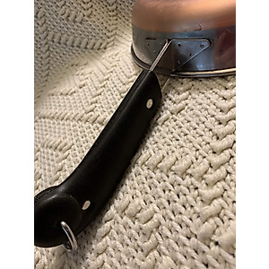 Vtg Revere Ware SS Copper Bottom Double Ring 8” Skillet