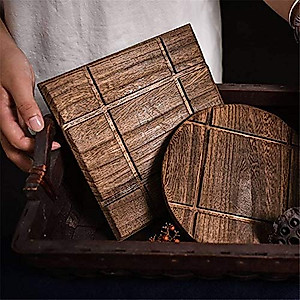 3 Pack 11 Inch Large Wood Trivet for Hot Dishes Pots and Pans Farmhouse Kitchen Trivet Wooden Rustic Bamboo Trivets Decorative Countertops Stove Trivets
