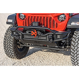 Rough Country Tubular Front Bumper for 07-24 Jeep Gladiator JT/JK & JL - 10647