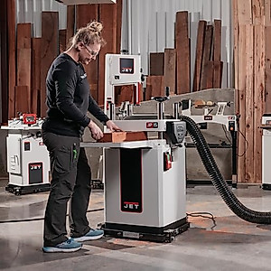 JET 15-Inch Planer, 3 High-Speed Steel Knives, 3 HP, 230V 1Ph (Model JWP-15B)