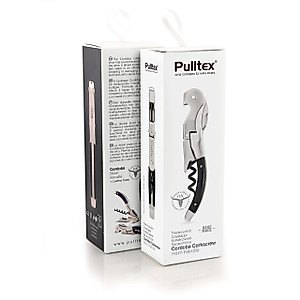 Pulltex Pulltaps Cordoba Horn Handle Hand Made Corkscrew with Leather Case Set