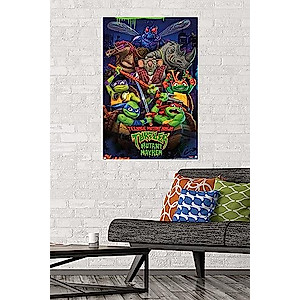 Trends International Teenage Mutant Ninja Turtles: Mutant Mayhem - Group Wall Poster, 22.37" x 34.00", Unframed Version
