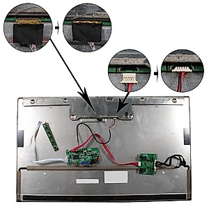 VSDISPLAY HD-MI VGA Controller Board eDP for 27" 2560x1440 2K LM270WQ1-SDE3 36 pin WLED LCD Screen