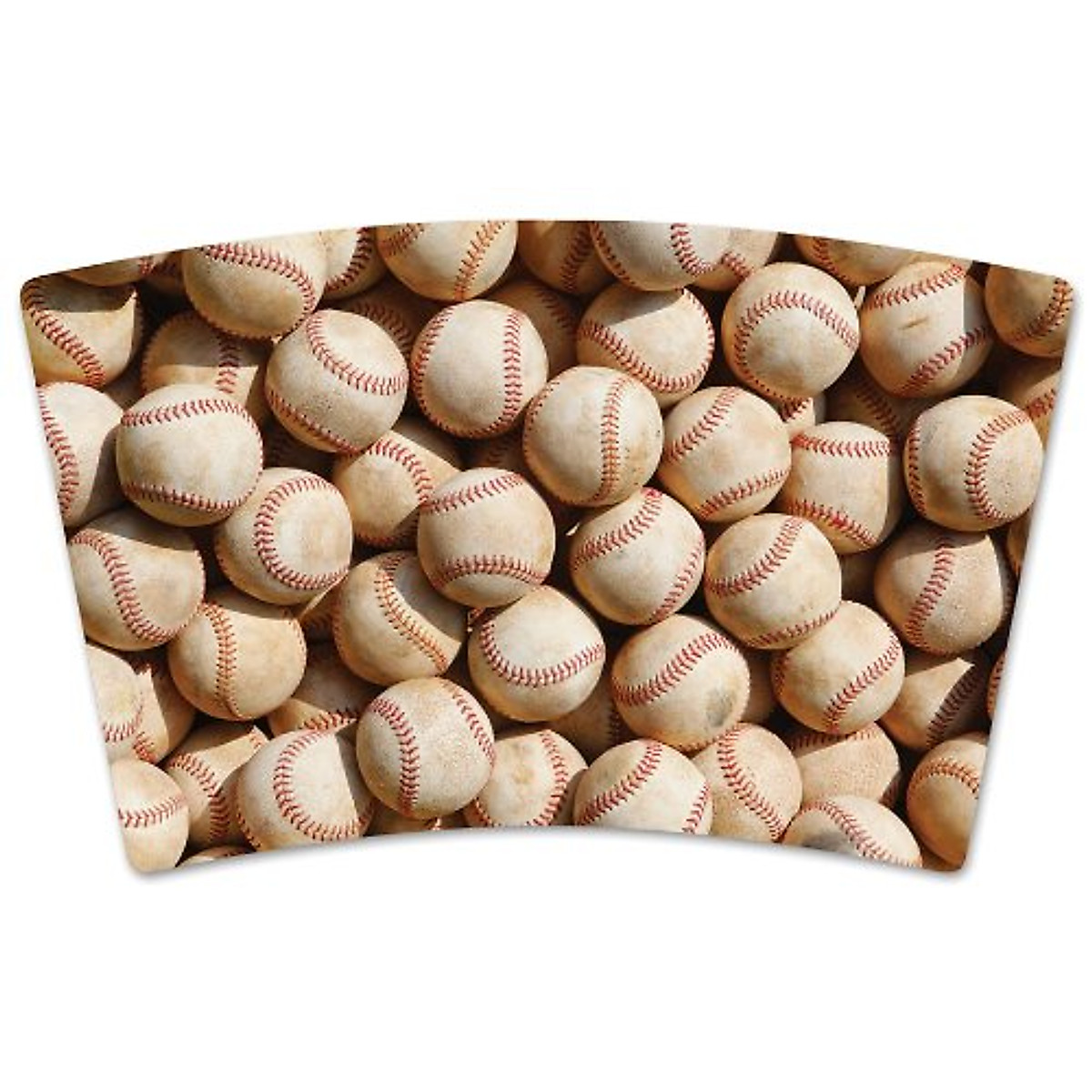 Mugzie Old Baseballs Travel Mug with Insulated Wetsuit Cover, 16 oz, Black