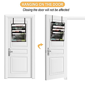 EASEPRES Hanging Organizer Cubicle File Holder - Wall Mount Storage, Office Cubical Accessories