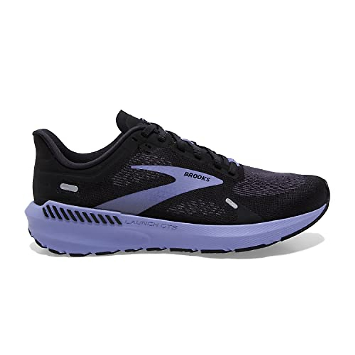 Brooks Women’s Launch GTS 9 Supportive Running Shoe - Black/Ebony/Purple - 7