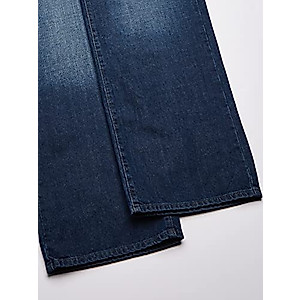 Nautica mens 5 Pocket Relaxed Fit Stretch Jeans, Glacier Blue Wash, 44W x 32L US