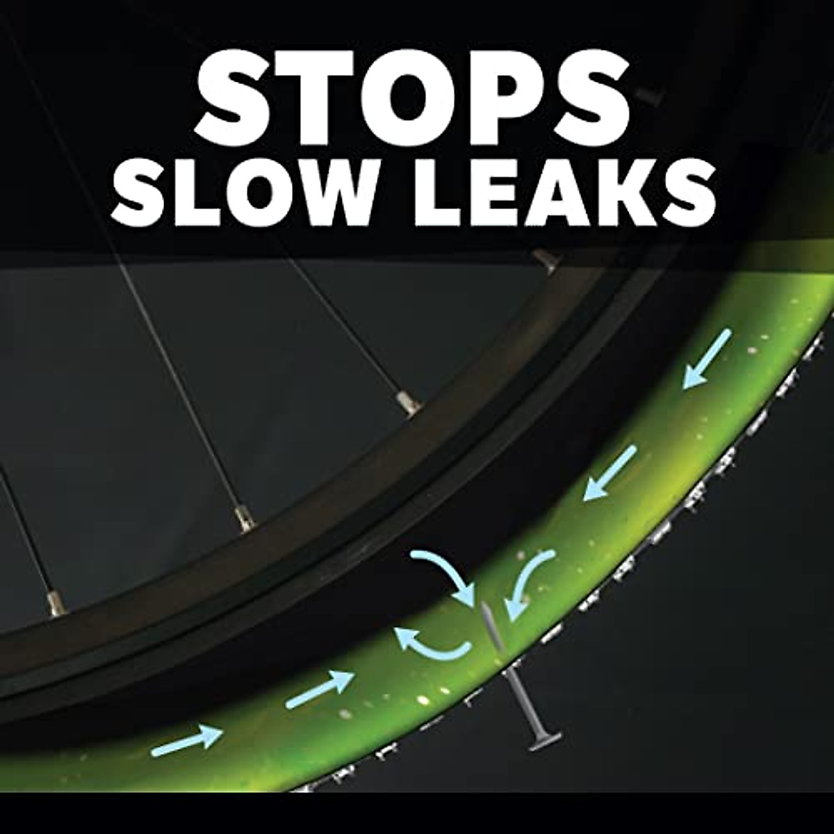 Slime 10004 Dirt Bike Tube Puncture Repair Sealant, Prevent and Repair, Suitable for All Dirt Bikes with Tubes, Non-Toxic, Eco-Friendly, 16oz Bottle