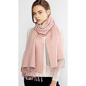 RIIQIICHY Pashmina Shawls and Wraps for Evening Dresses Scarfs for Women Fall Winter Travel Blanket Scarf Large Warm Scarves