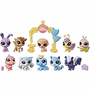 Littlest Pet Shop Sparkle Spectacular Collection Pack Toy, Includes 10 Glitter Pets, Ages 4 and Up