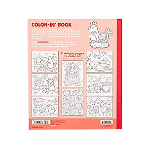 Color-in' Book: Little Farm Friends (8" x 10")