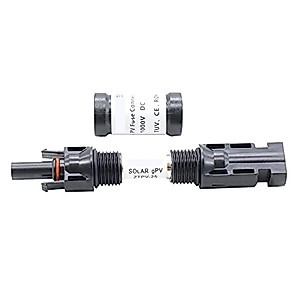 PIKIS 5PCS Solar in-line Fuse Connector 20A mp 1000 V DC Male to Female PV Solar Fuse Holder