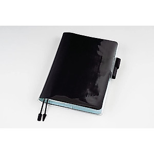 Hobonichi Techo Cousin Cover [A5 Cover Only] Colors: Black x Clear Blue