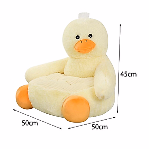 YWJLQH Kids Animal Sofa Seat Cozy Armchair for Home Decor, Duck