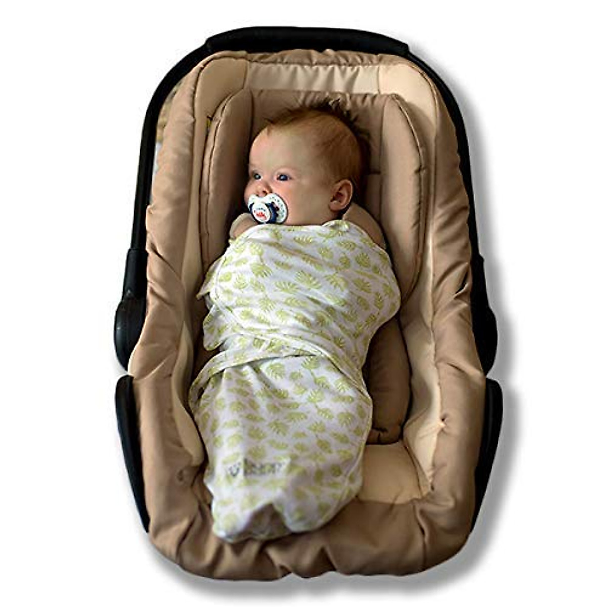 Swaddle Blanket for Baby, Newborn Boy or Girl Adjustable Sleepsack, Unisex, Organic Cotton Swaddle Wrap Set 3 Bags in Pack for Infant, Soft Blankets with Baby Hat