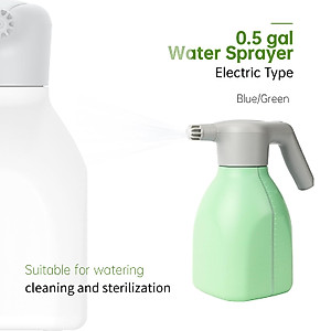 ACORNS Electric Spray Bottle 2L/0.5Gallon,Automatic Plant Sprayer,Pump Sprayer,Indoor Plant Sprayer with Adjustable Nozzle (Green)