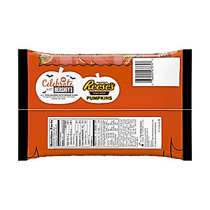 REESE'S Snack Size Peanut Butter Pumpkins, 10.2 Ounce
