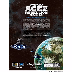 EDGE Studio Star Wars Age of Rebellion Core Rulebook | Roleplaying Game | Strategy Game | Adventure Game for Adults and Kids | Ages 14+ | 2-8 Players | Average Playtime 1 Hour | Made