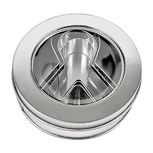 Cookie Cutters with Slip Cover Storage Tin, Support Ribbon Cutters in 3 Different Sizes - Perfect for Baking Enthusiasts.