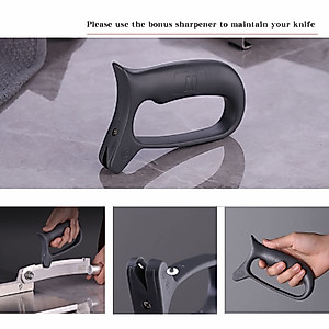 HENWAFX Manual Ribs Meat Chopper Slicer 13.5 inch Stainless Steel meat chopper for home use beef jerky slicer Frozen Meat Vegetable Food Chicken Duck and Fish Cutter (KD0288)