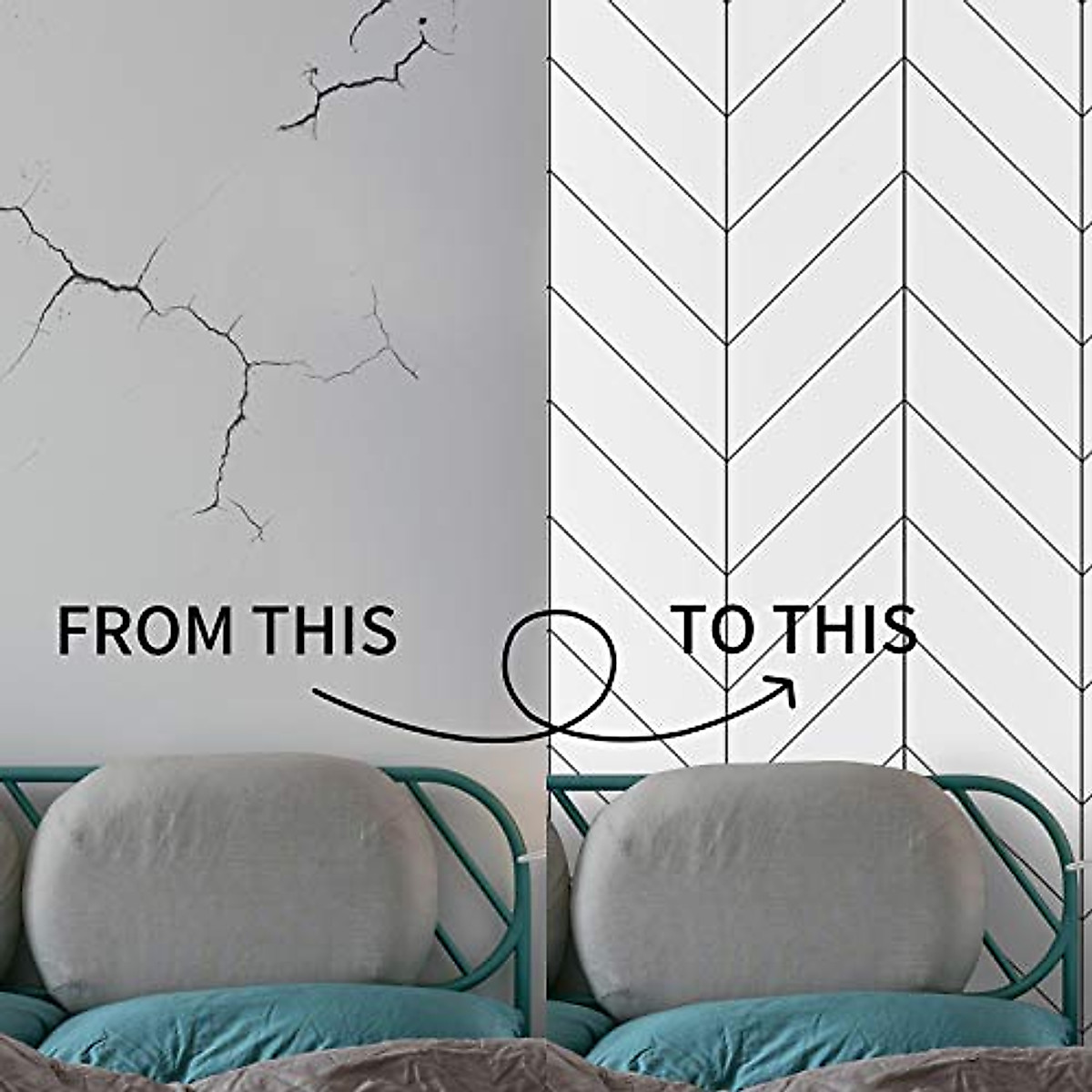 LXCREAT Peel and Stick Wallpaper Stripe Removable Wallpaper 17.71 in X 118 in Black/White Self Adhesive Wallpaper Modern Durable for Home Decoration Old Furniture Renovation Paper
