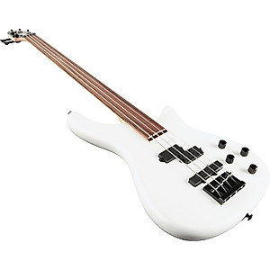 Rogue LX200BF Fretless Series III Electric Bass Guitar Pearl White
