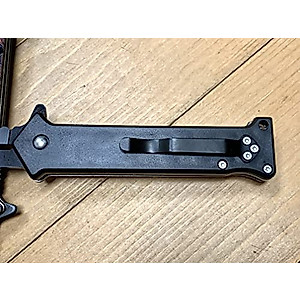 Super Knife 8 inch Joker Harley Quinn Tactical Spring Assisted Folding Pocket Knife EDC Open Blade w/Pocket Clip. 3D Print Handle