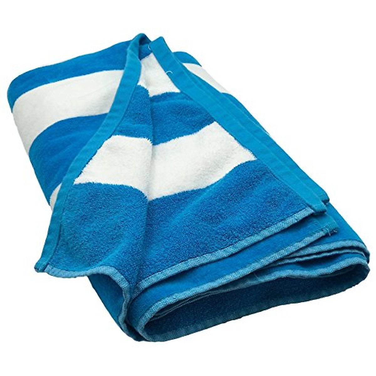 La Calla Cabana Beach Towel - 100% Terry Velour Cotton Turkish Towels - 35 Inches by 60 Inches Plush Soft and Comfortable and Extremely Absorbent; - Eco Friendly (1 Towel, Aqua)