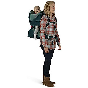 Osprey Poco LT Lightweight Child Carrier and Backpack for Travel, Deep Teal